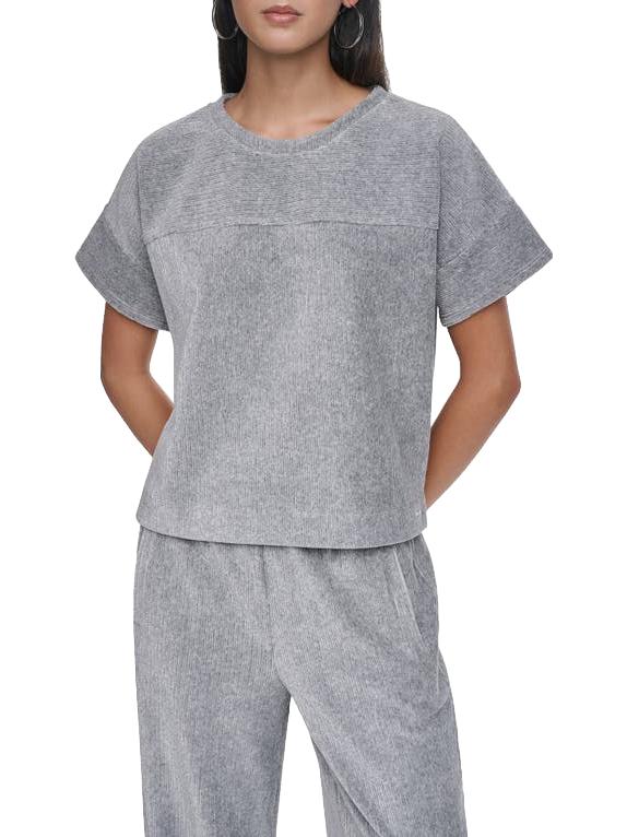 DKNY DKNY Metallic Velvet T-Shirt